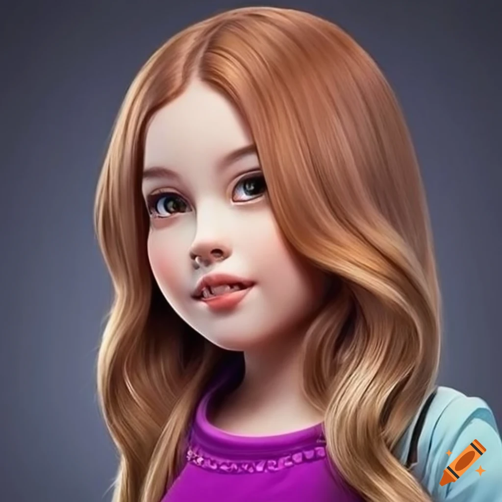 Detailed portrait of Mabel Pines with high resolution in real-life ...