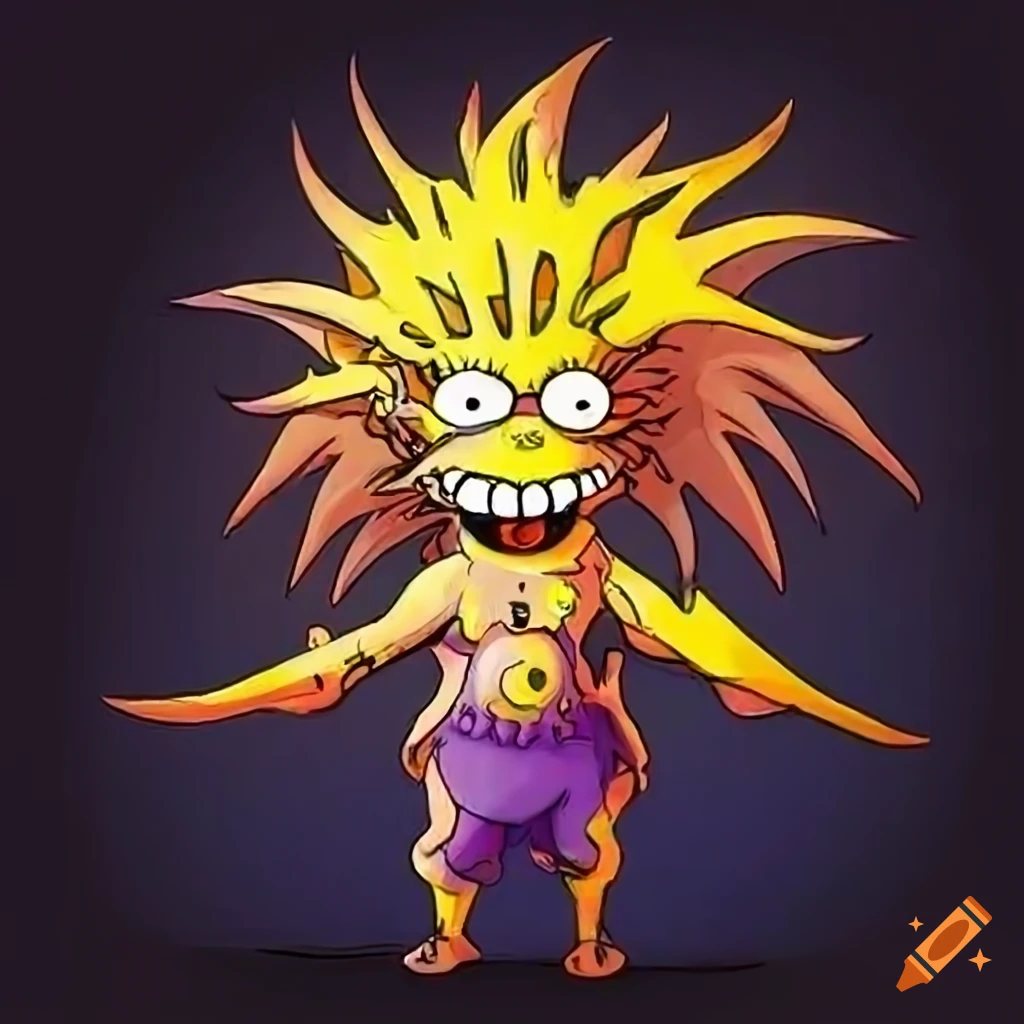 Boros as a simpsons character on Craiyon