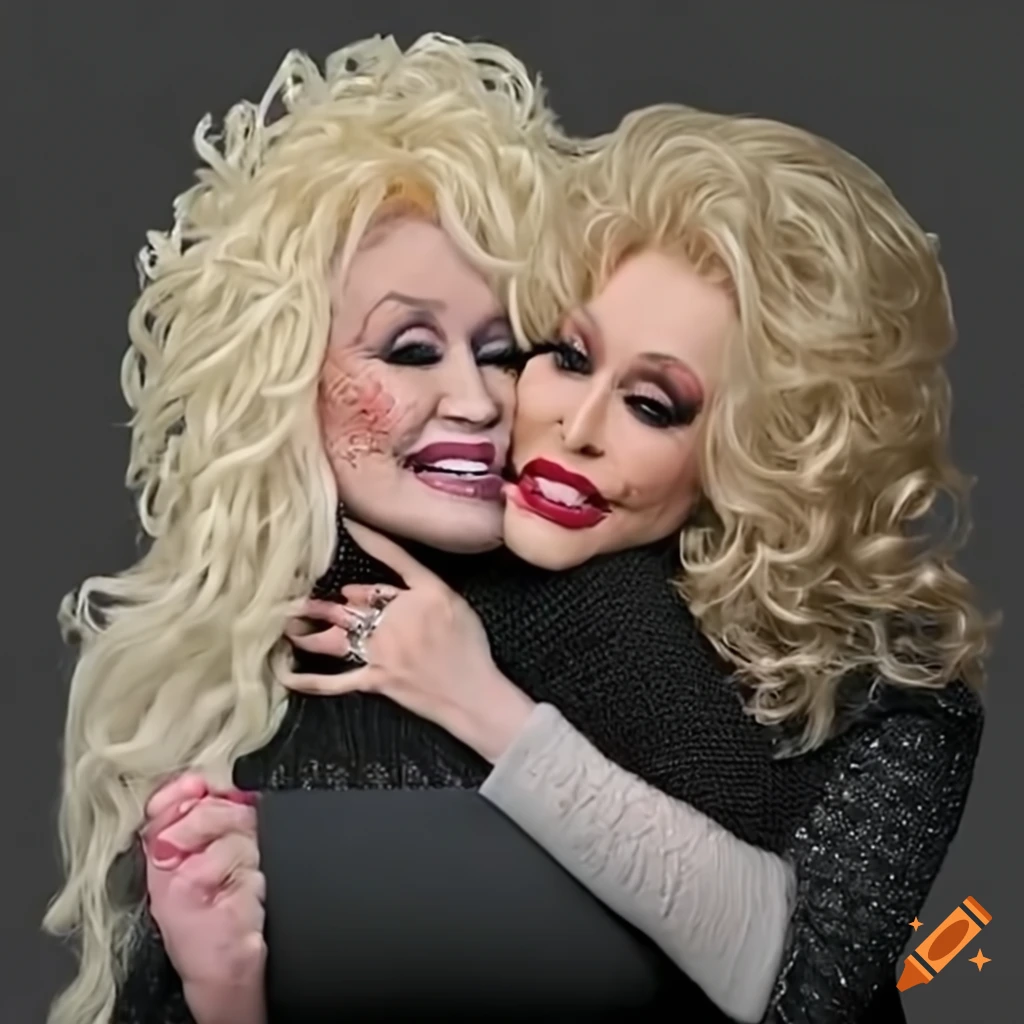 Unique two-headed woman illusion featuring hyper realistic dolly parton ...