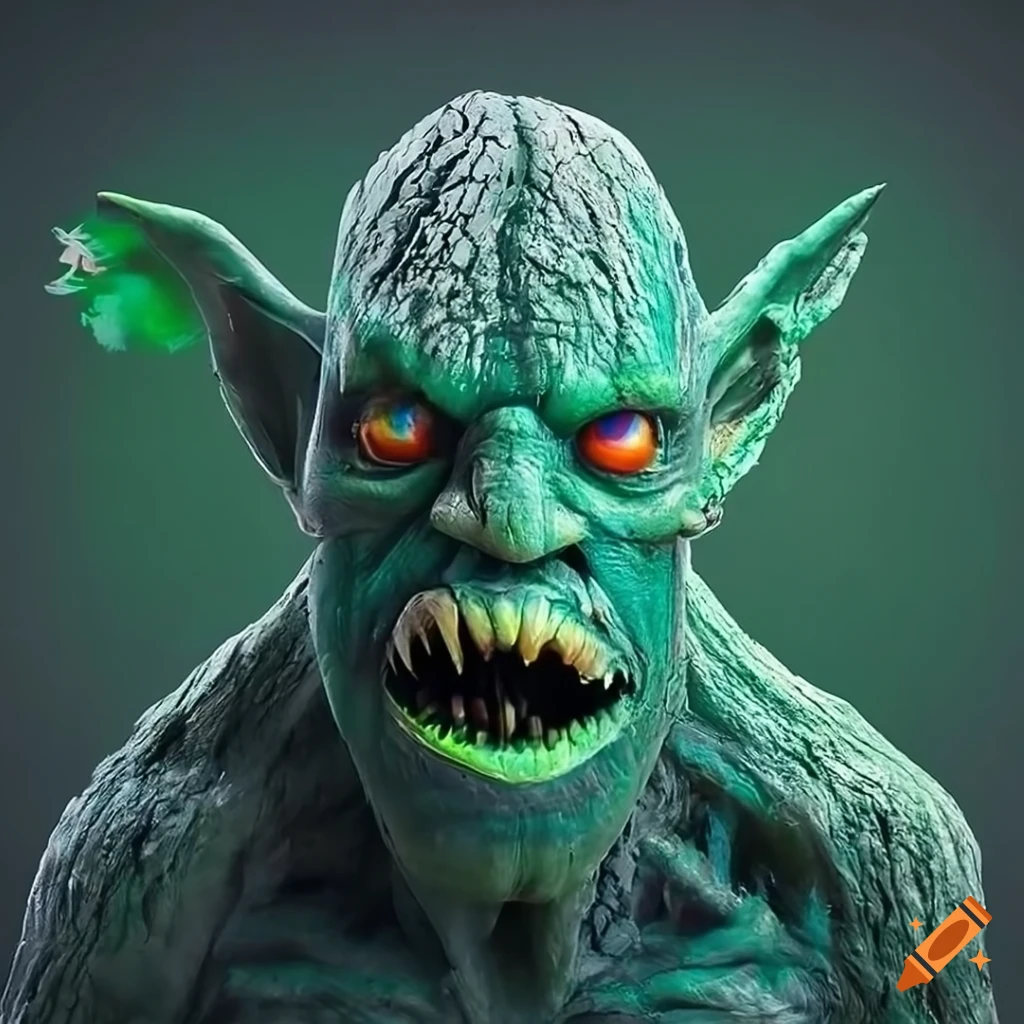 🍃🌲 behold the rotten tree monster! 🌳👹 this captivating creation emerges ...