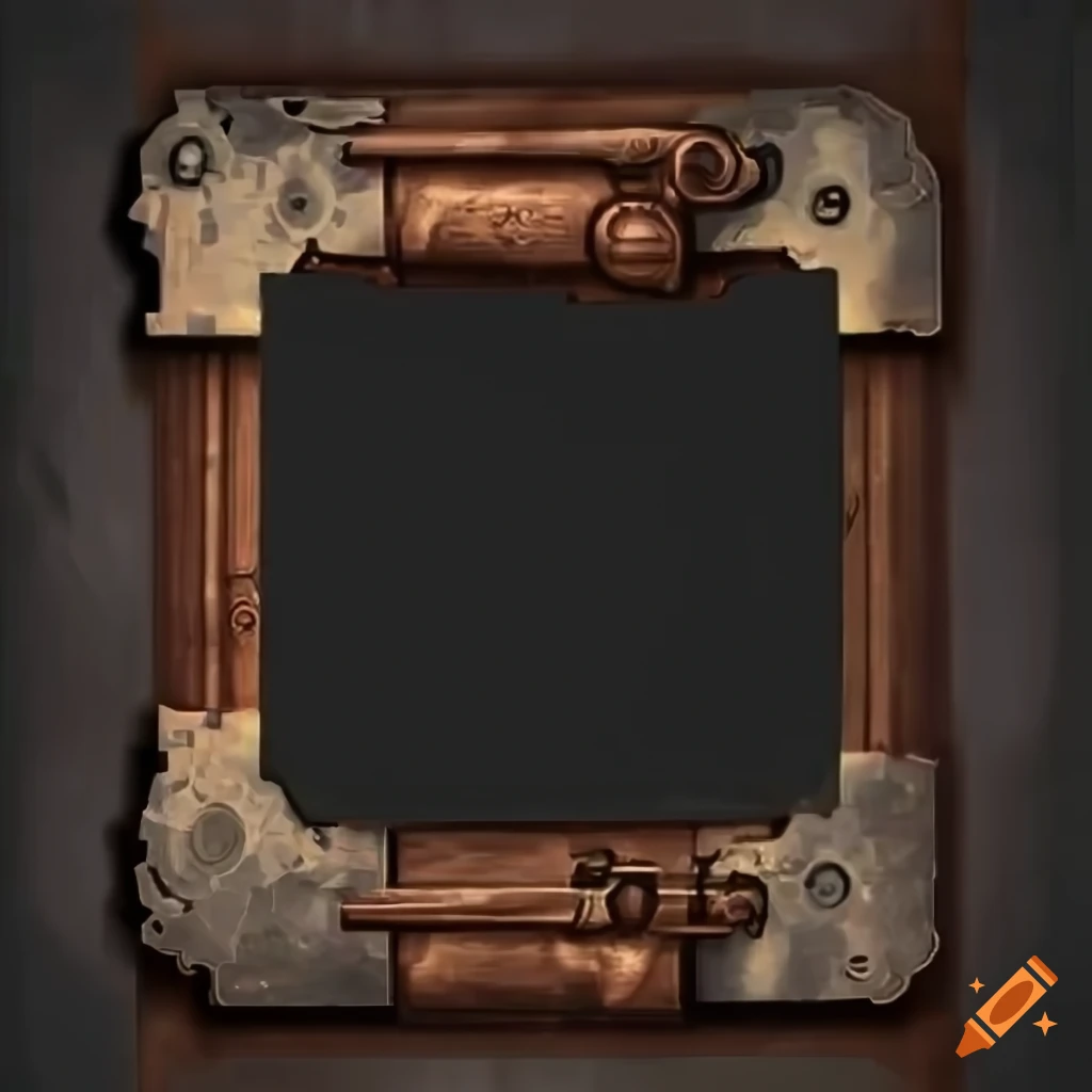 Ui rpg inventory gear slot frame border on Craiyon