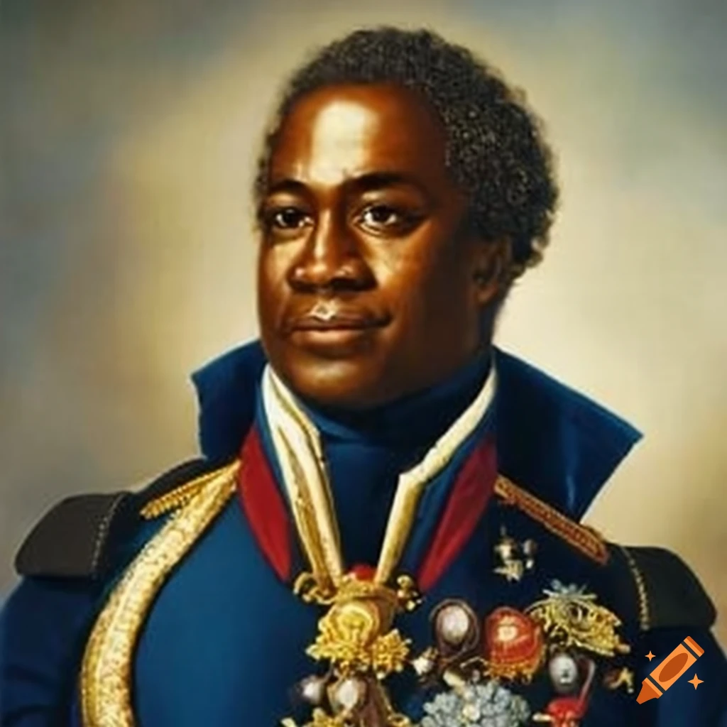 Toussaint Louverture, Haitian revolutionary 1803 on Craiyon