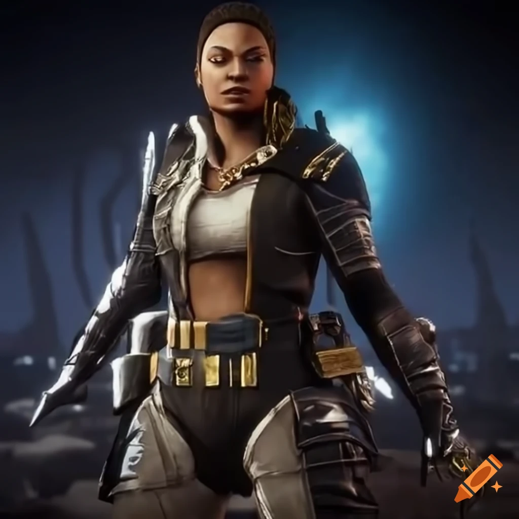 Jacqui briggs character from mortal kombat 11 on Craiyon