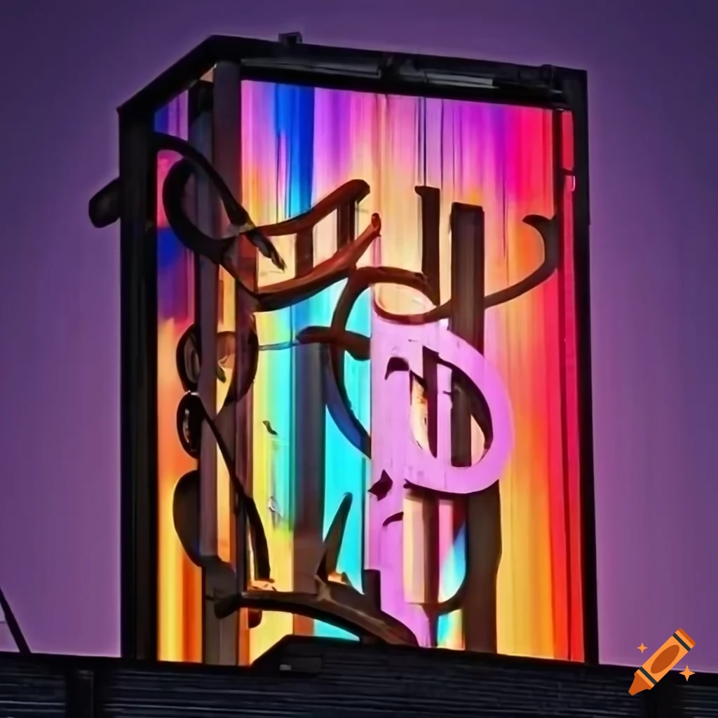 Colorful signage in toronto on Craiyon