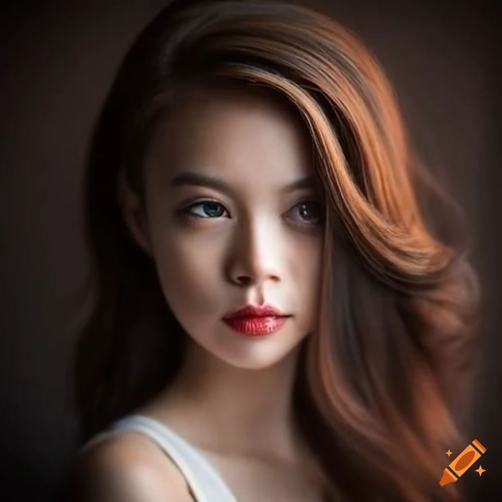 Beautiful lady on Craiyon