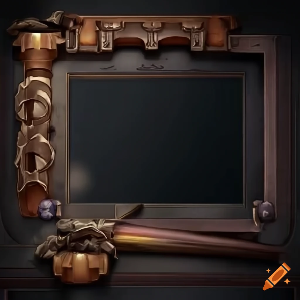 Ui rpg inventory gear slot frame border on Craiyon