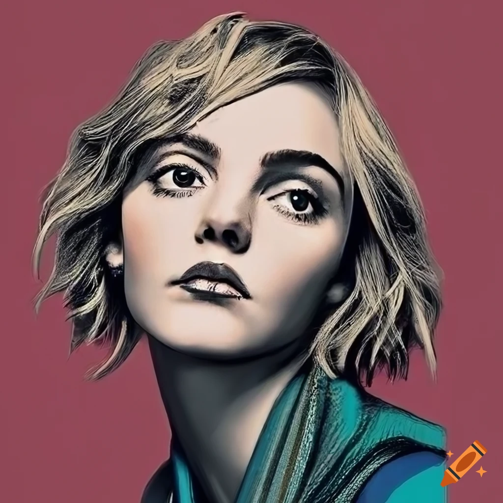 Pop Art hybrid of multiple female celebrities on Craiyon