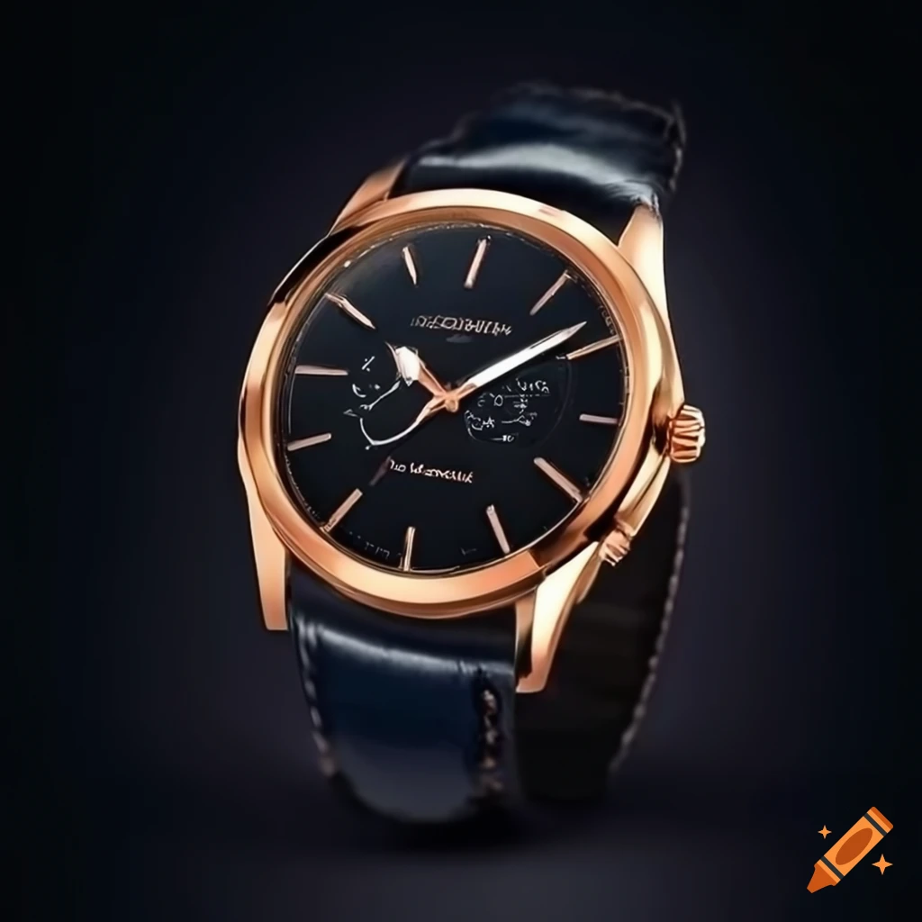 Luxurious business watch on Craiyon