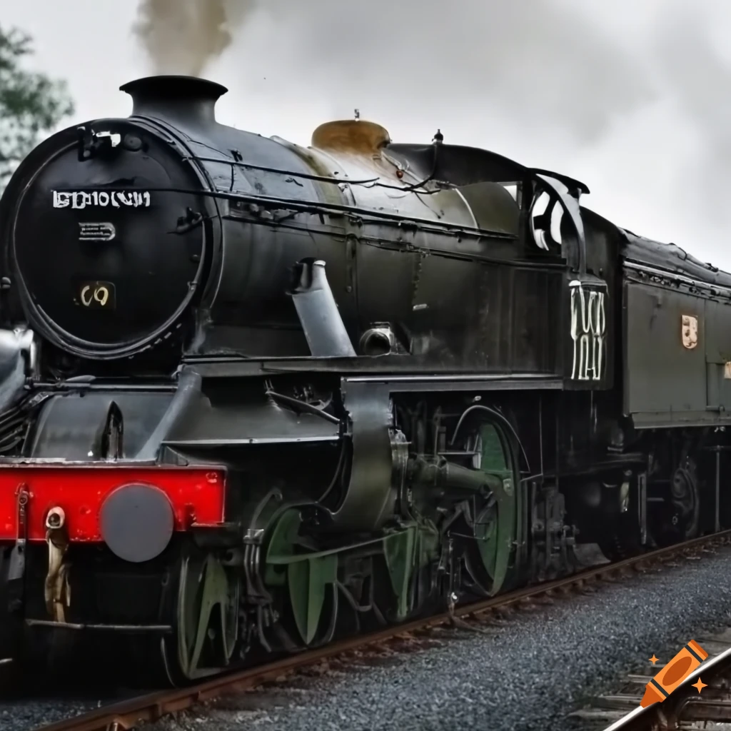 Br standard class 9f steam locomotive on Craiyon
