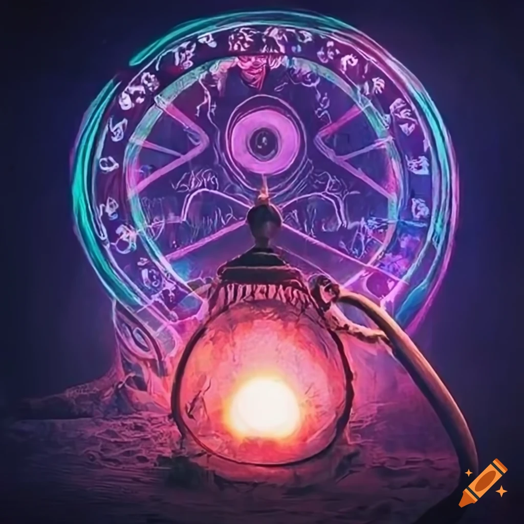 Magic circle for safety poster design similar to stay calm and carry on ...