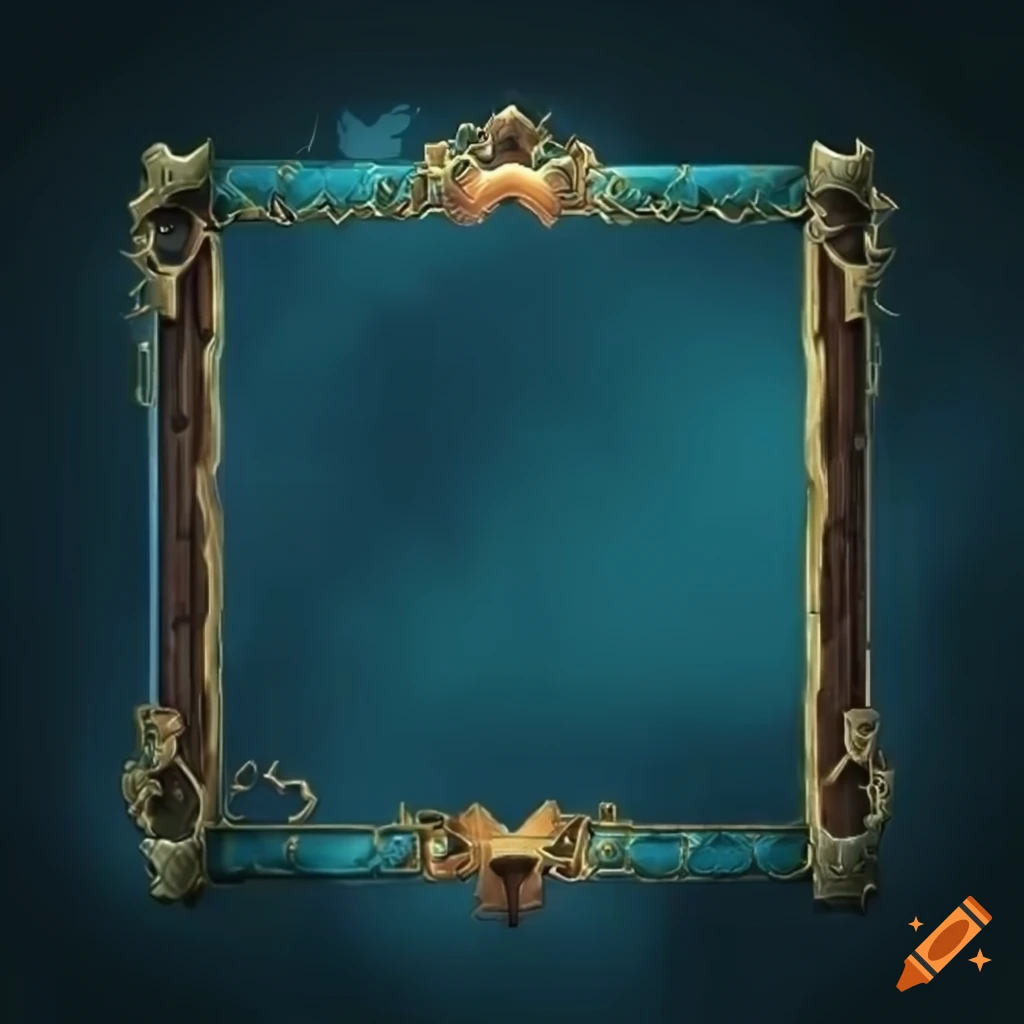 Ui rpg inventory gear slot frame border on Craiyon