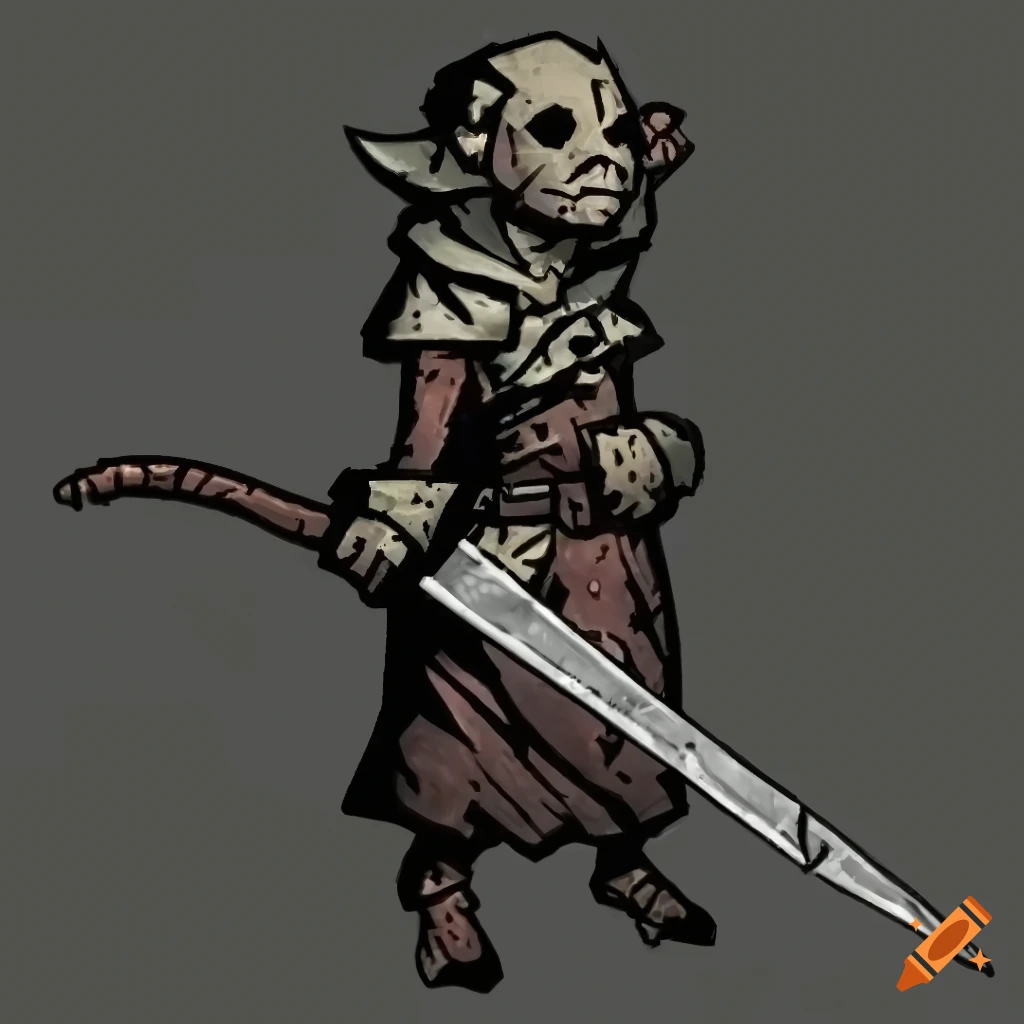 Grey mouse warlock with a rapier in a fantasy setting on Craiyon