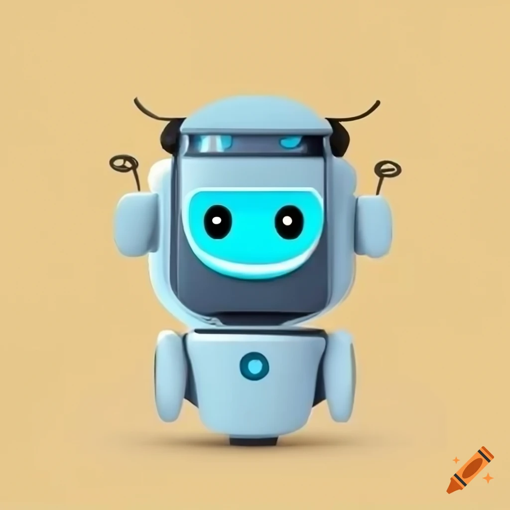 Happy healthcare bot icon face on Craiyon