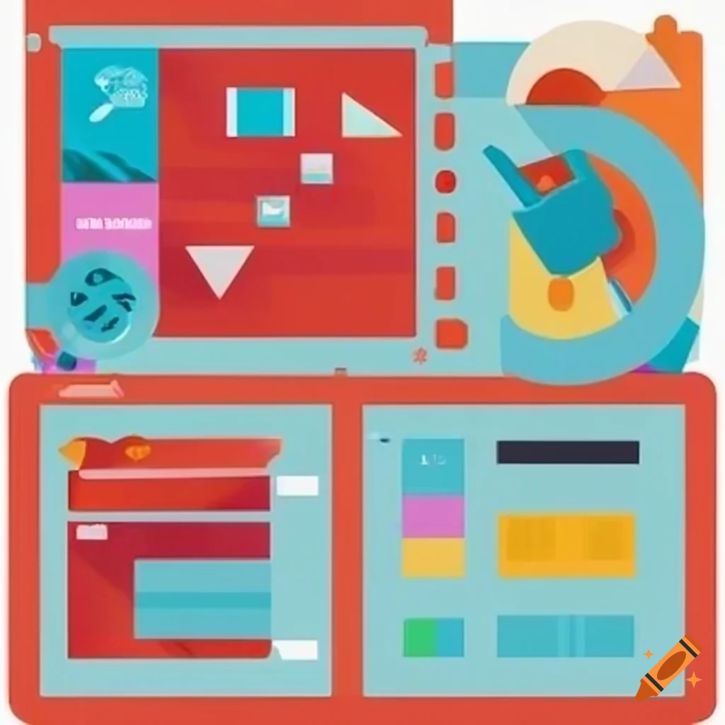 Visual representation of project milestones and performance metrics on ...