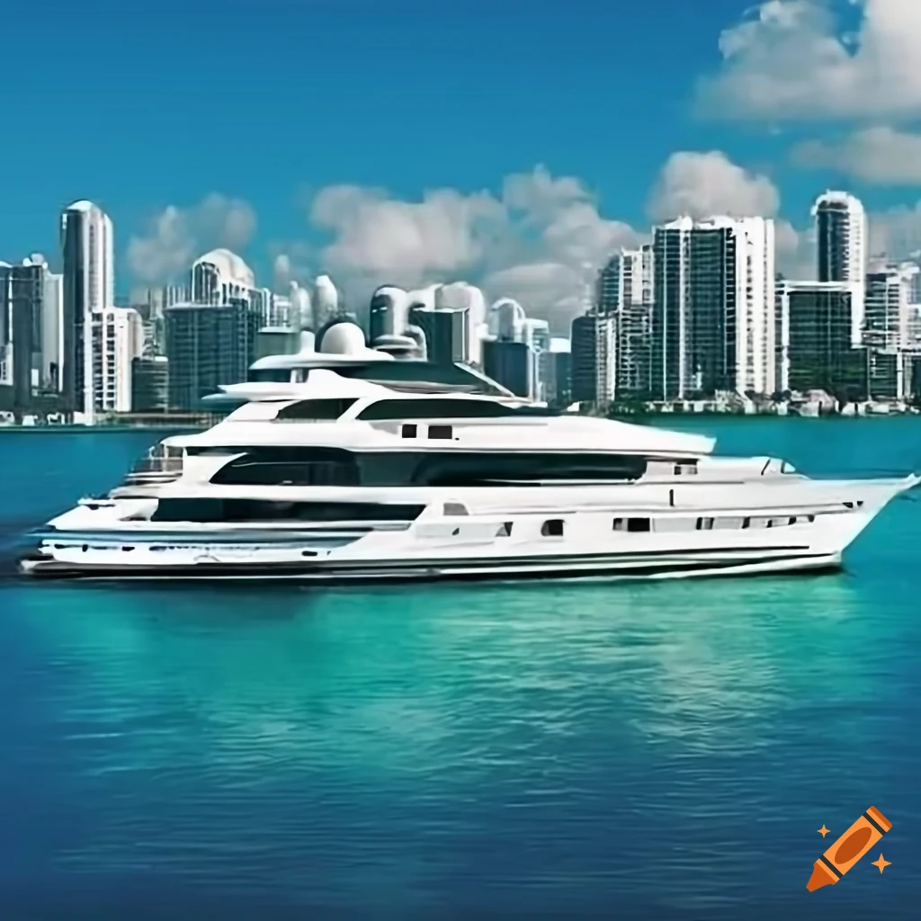 Miami vice florida yachts in pop art style on Craiyon