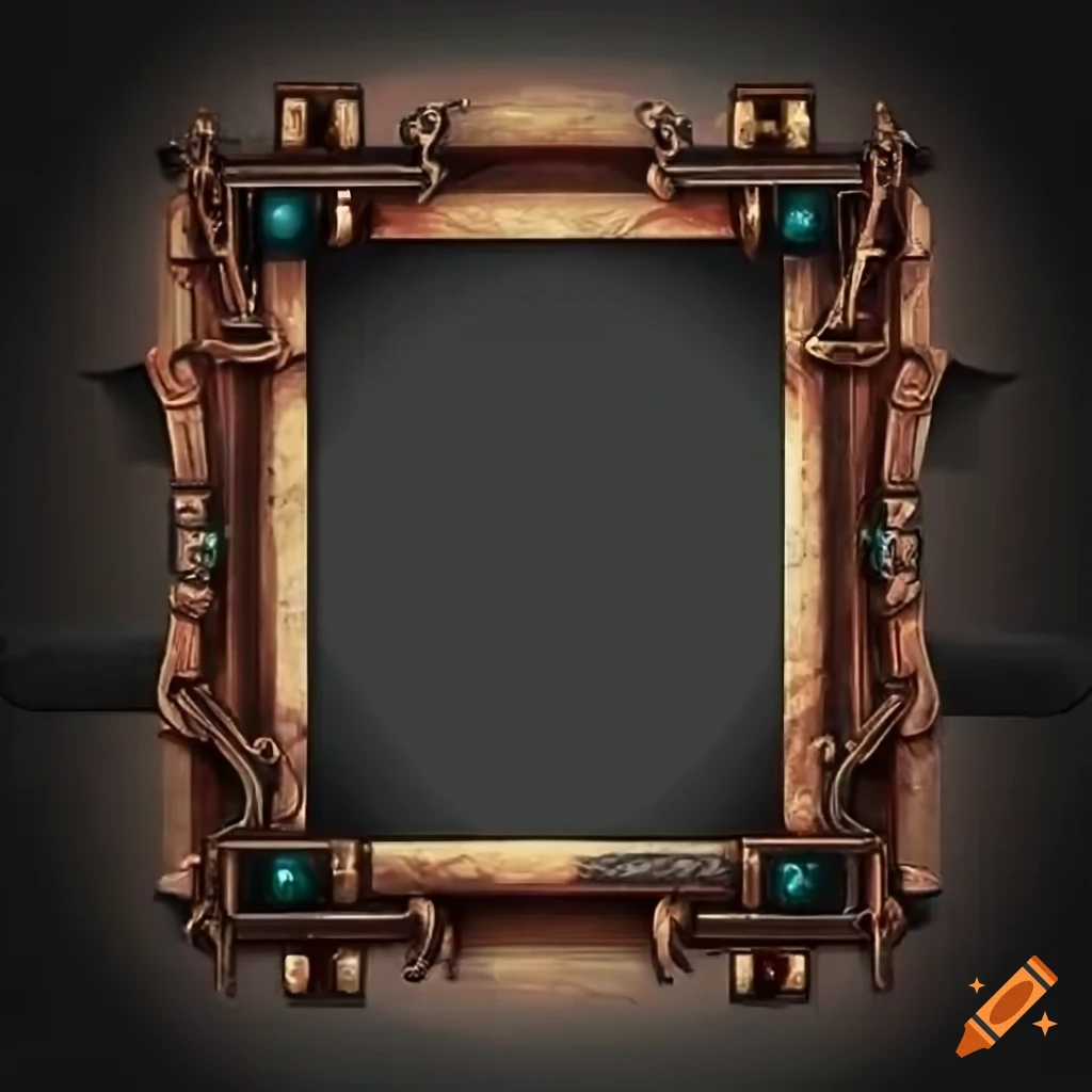 Ui rpg inventory gear slot frame border on Craiyon