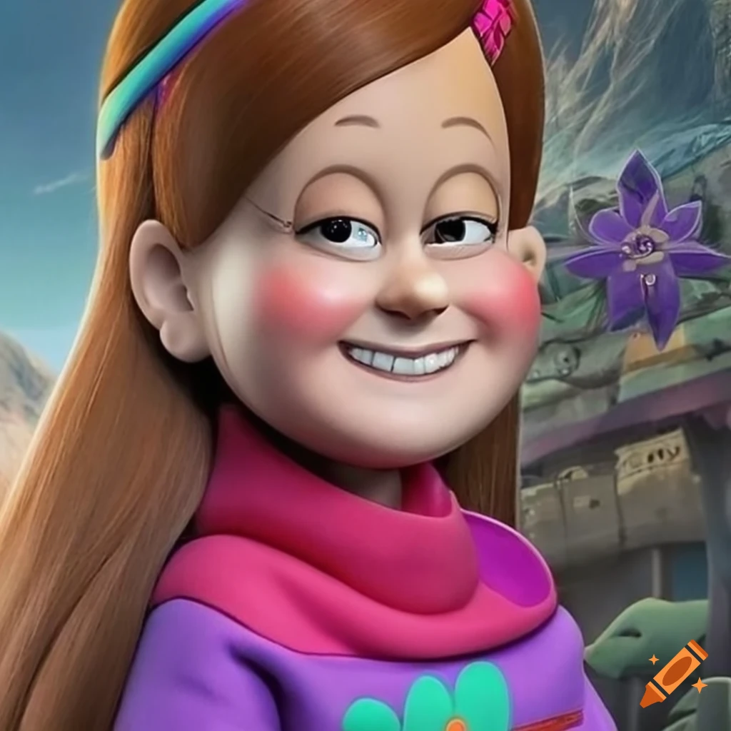 High-resolution portrait of mabel pines on Craiyon