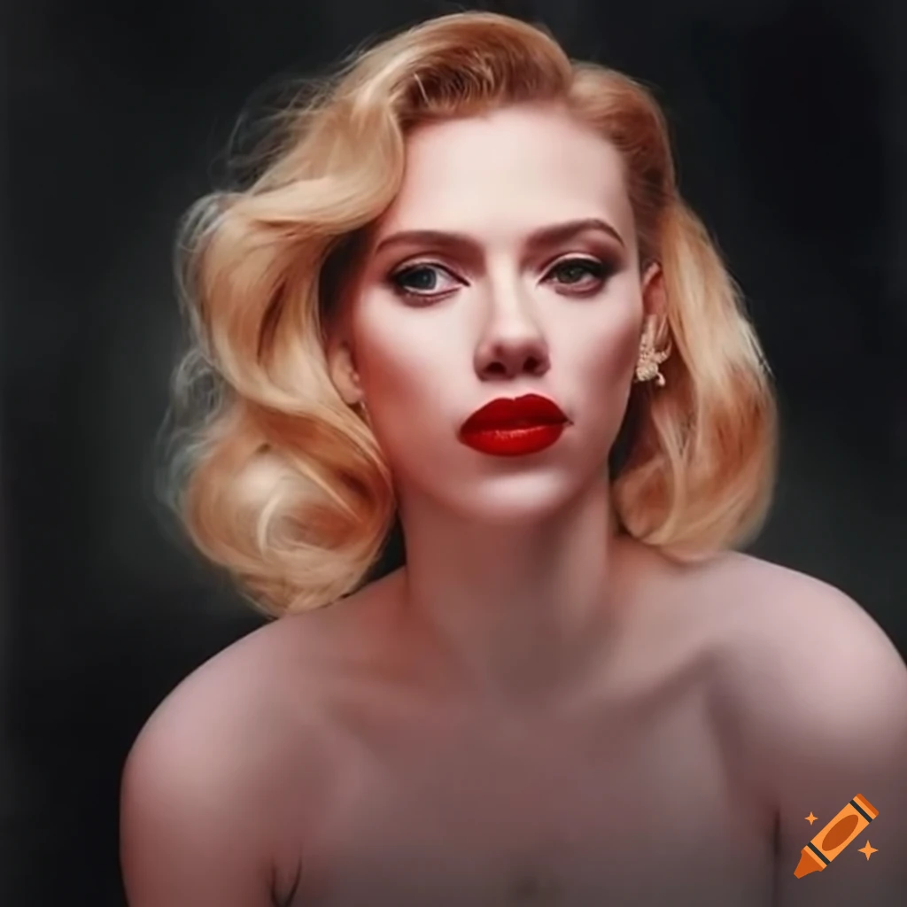 Beautiful young woman with striking features on Craiyon