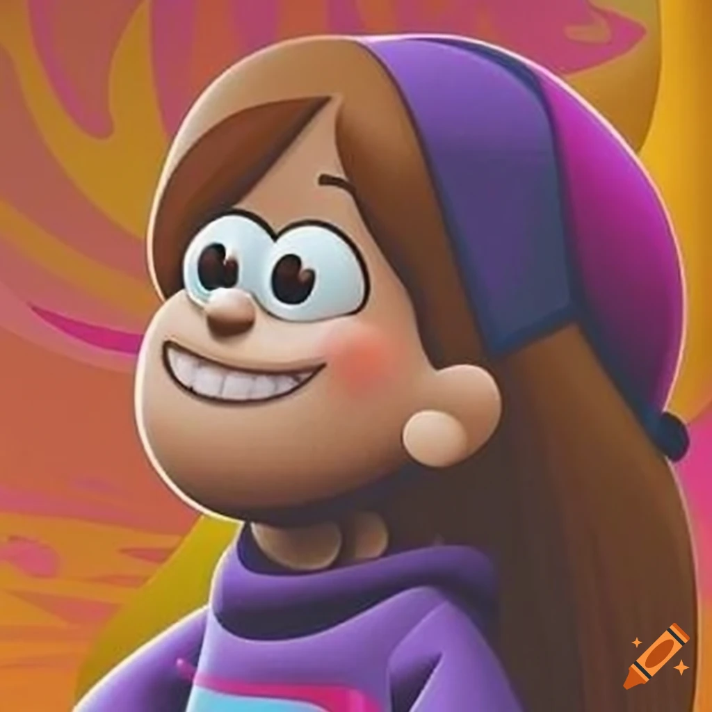 Realistic portrait of mabel pines in high-resolution 4k quality on Craiyon