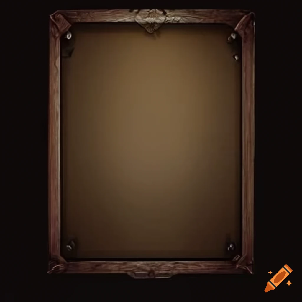 UI RPG inventory gear slot frame border on Craiyon