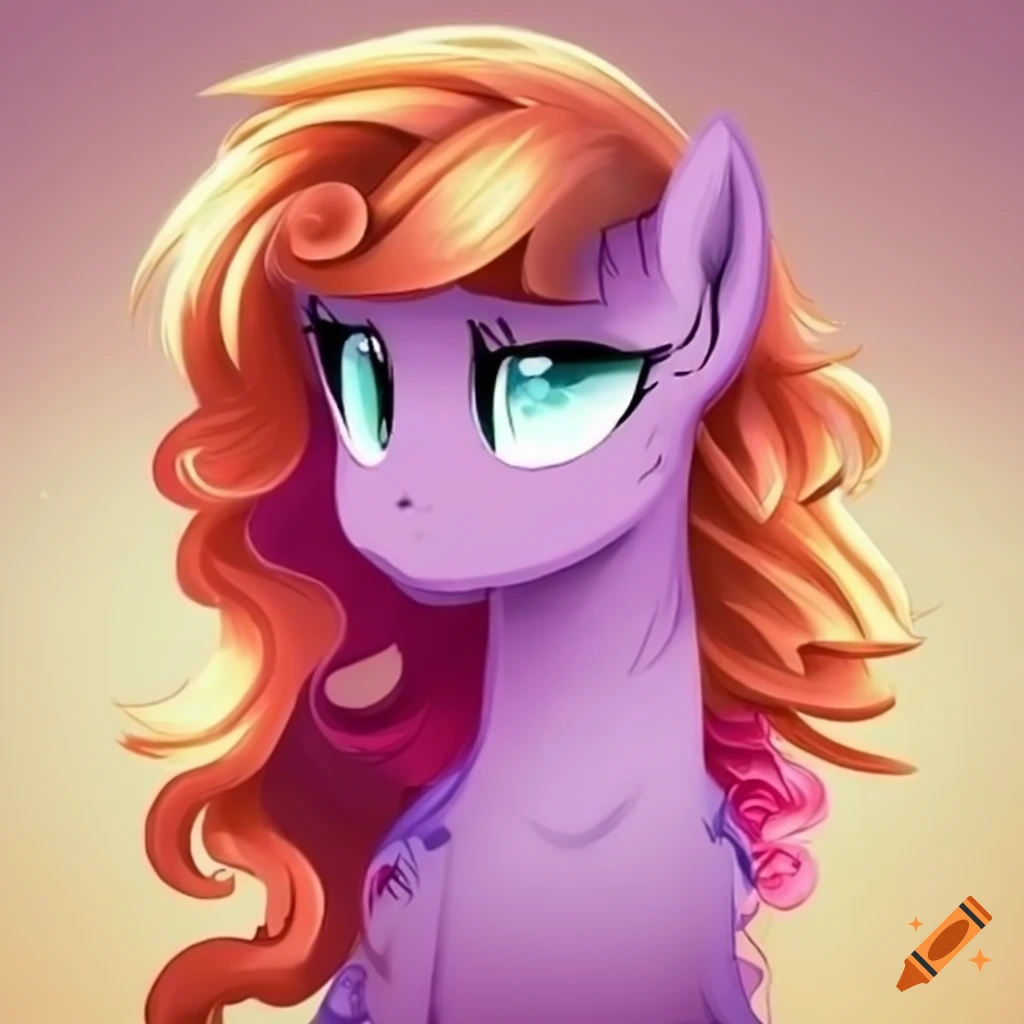 Custom my little pony character on Craiyon