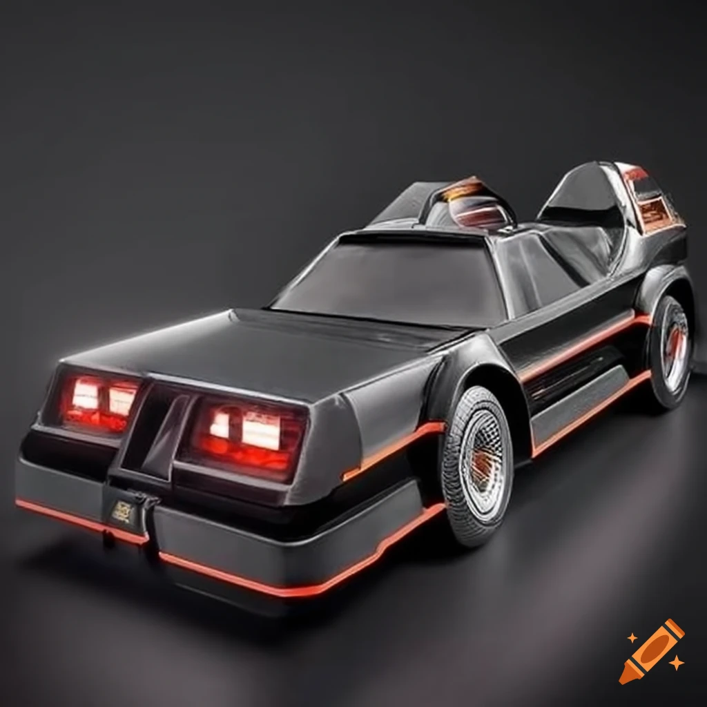 Classic batmobile delorean time machine on Craiyon