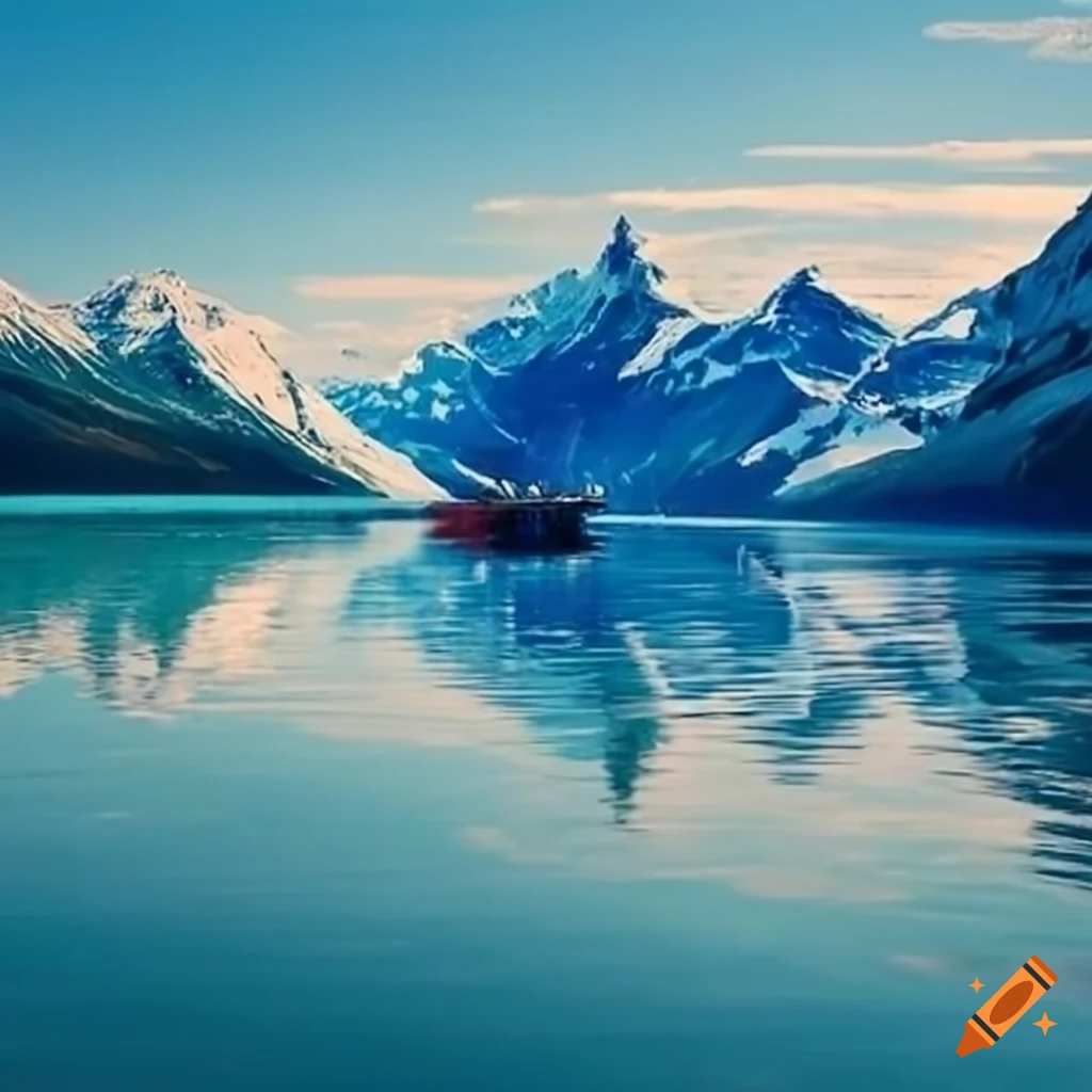 Panoramic view of alaska on Craiyon