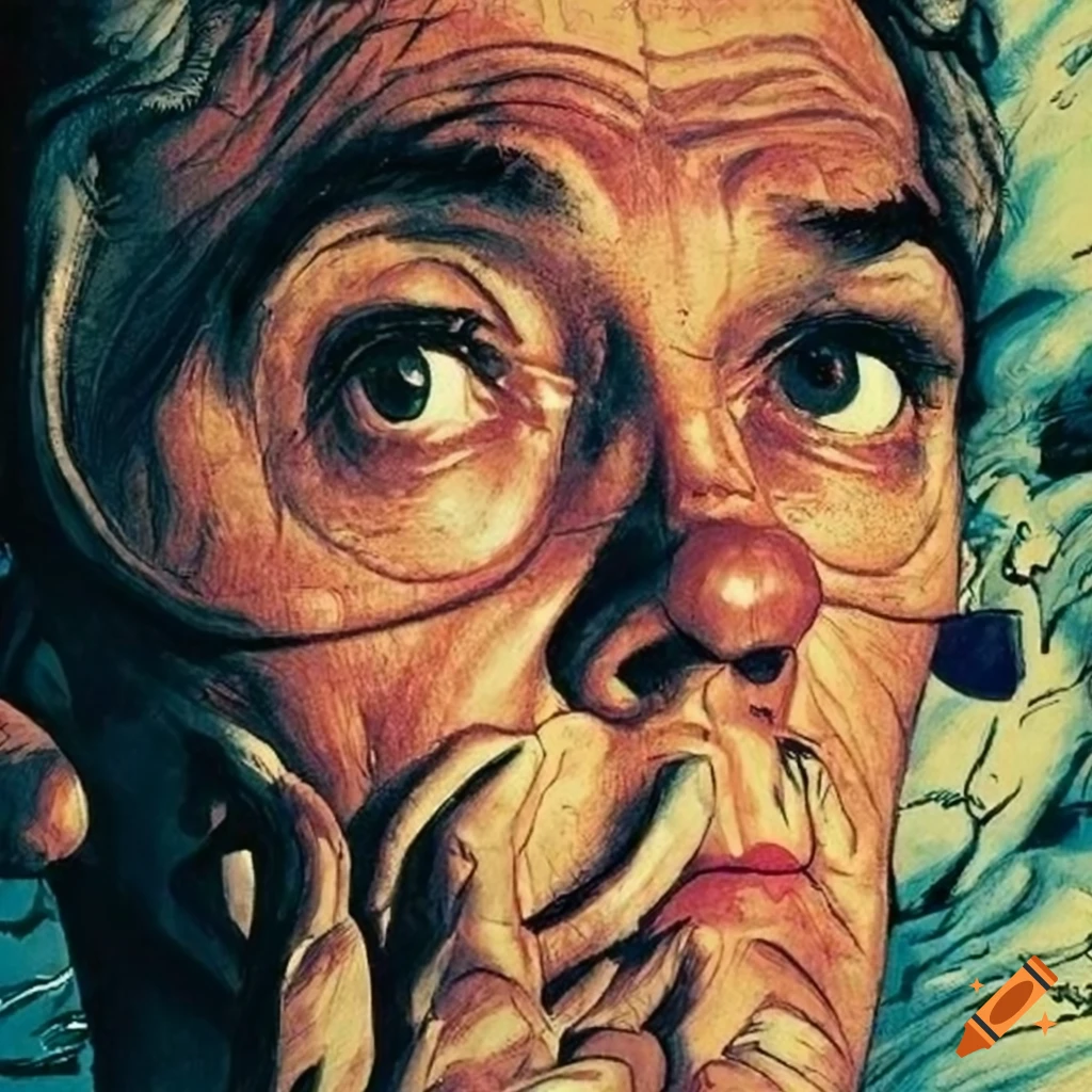 From noir graphic novel, lsd vacation, by norman rockwell on Craiyon