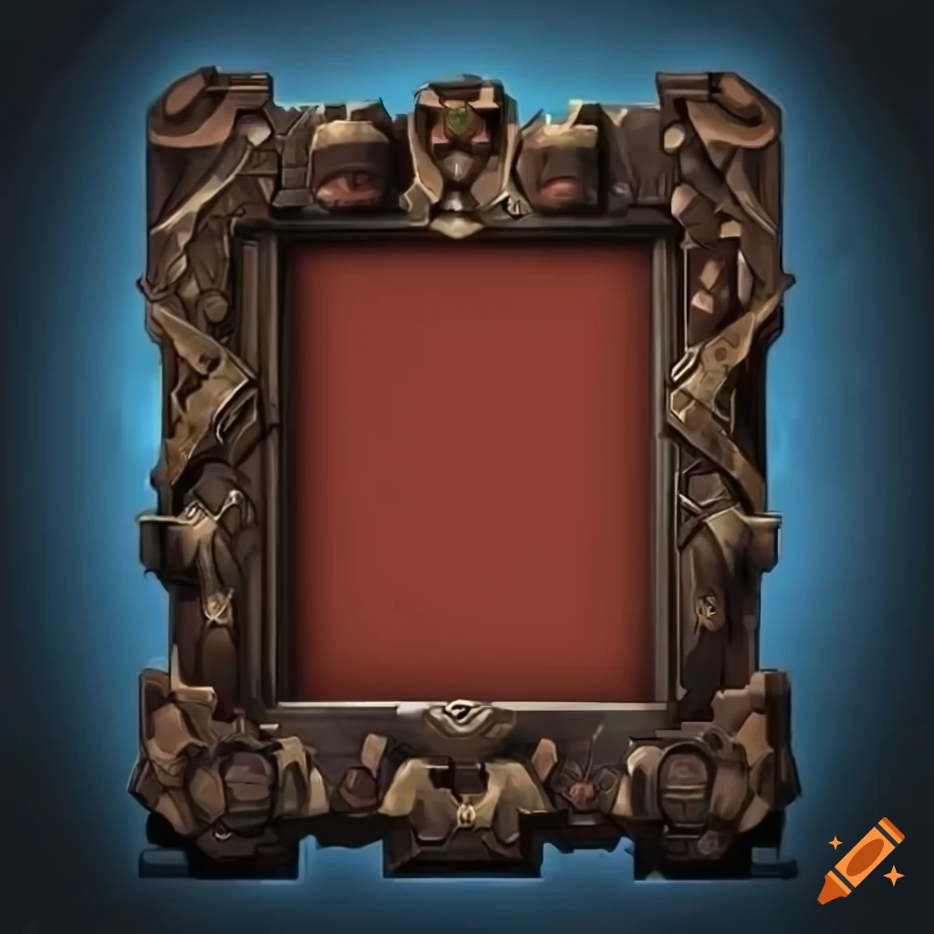 Ui rpg inventory gear slot frame border on Craiyon