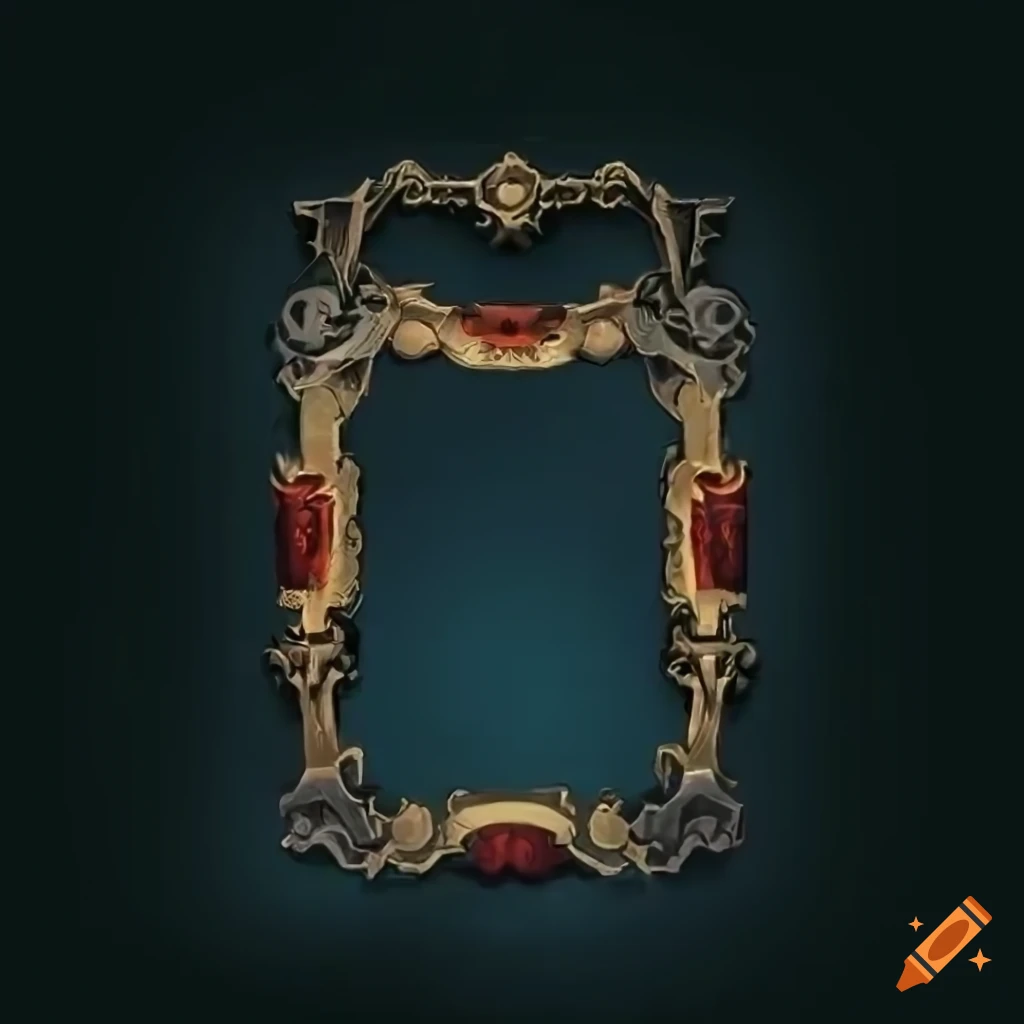 Ui rpg inventory gear slot frame border on Craiyon