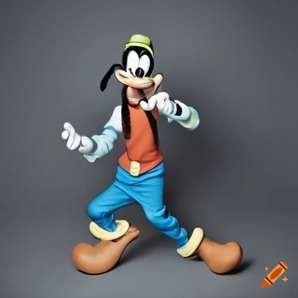 Disney's goofy character on Craiyon