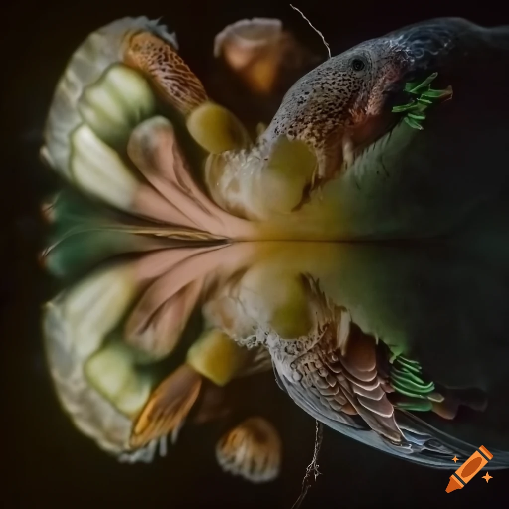 Bio artistic exploration of garden mutations with sculptures on Craiyon