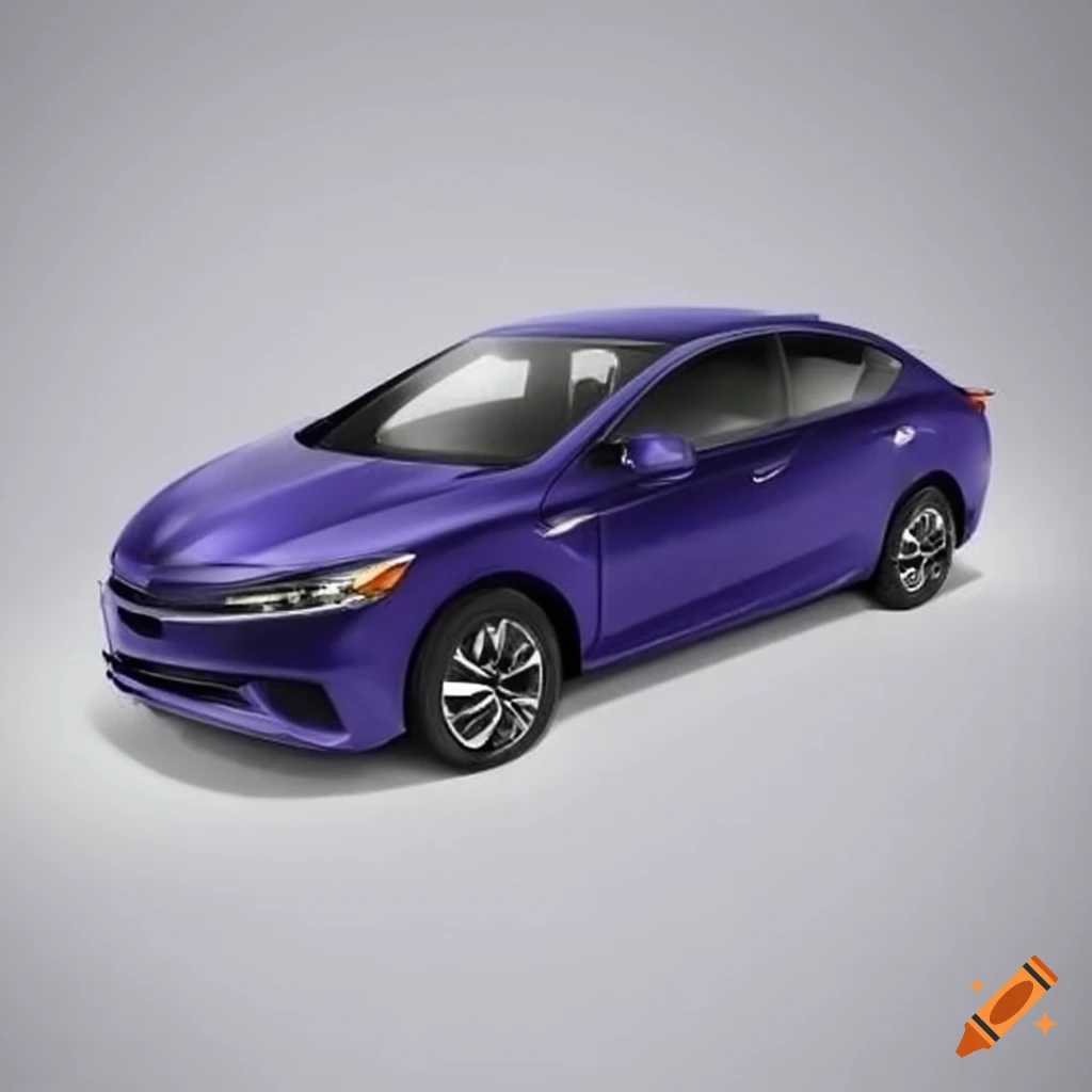 Indigo modern hybrid car on Craiyon