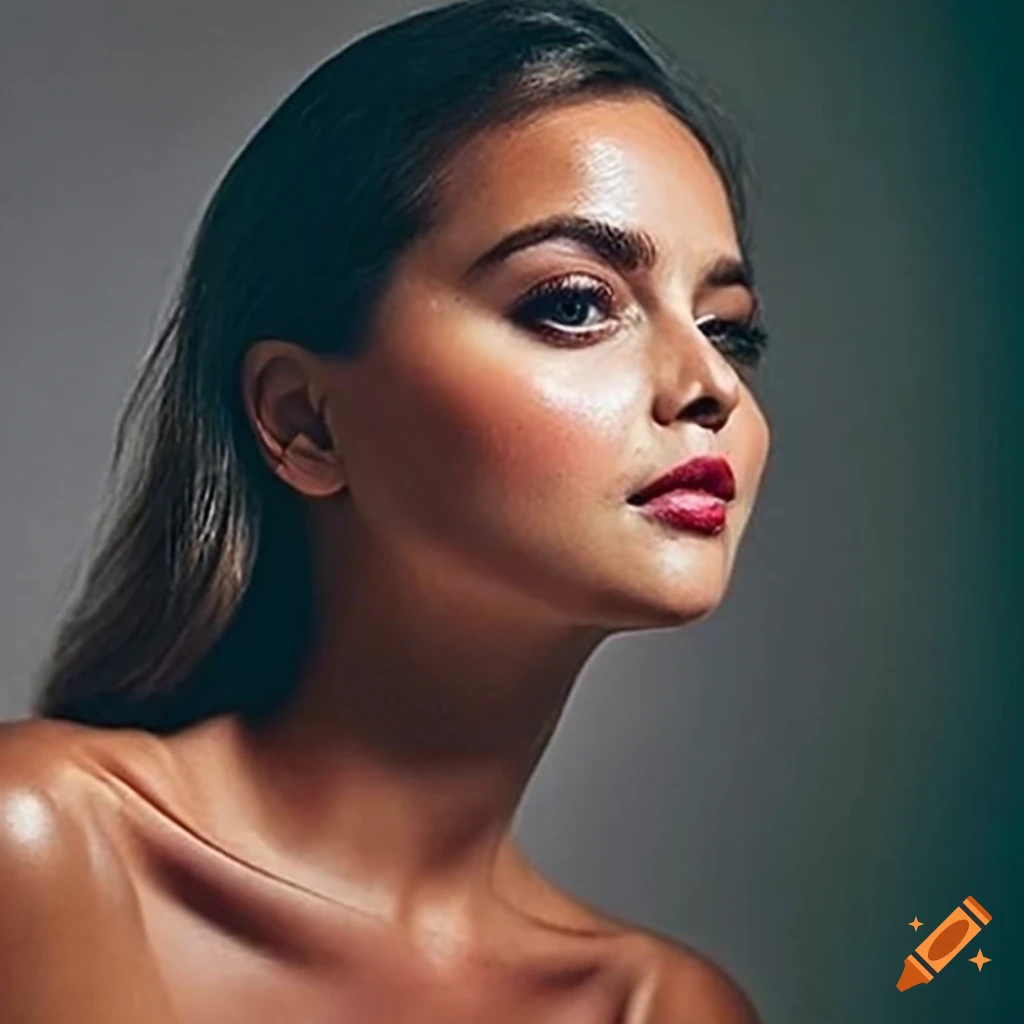 Close-up head and shoulder shot with detailed lighting and composition ...