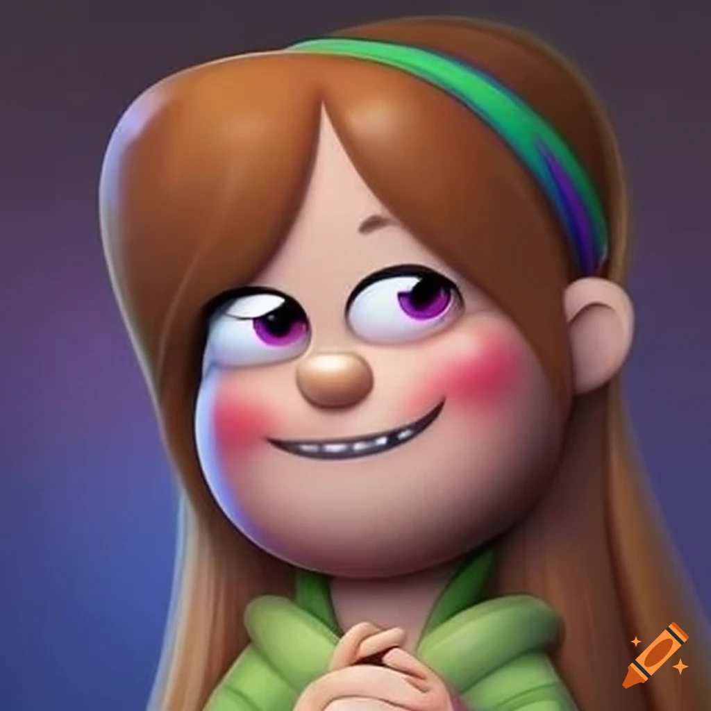 Photorealistic portrayal of mabel pines as the goddess venus on Craiyon