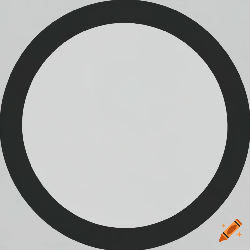 Círculo blanco simple on Craiyon