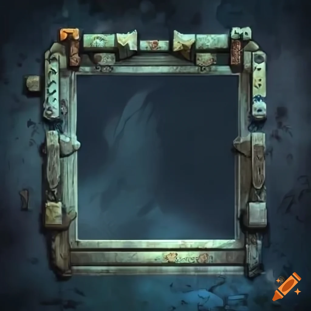 Ui rpg inventory gear slot frame border on Craiyon