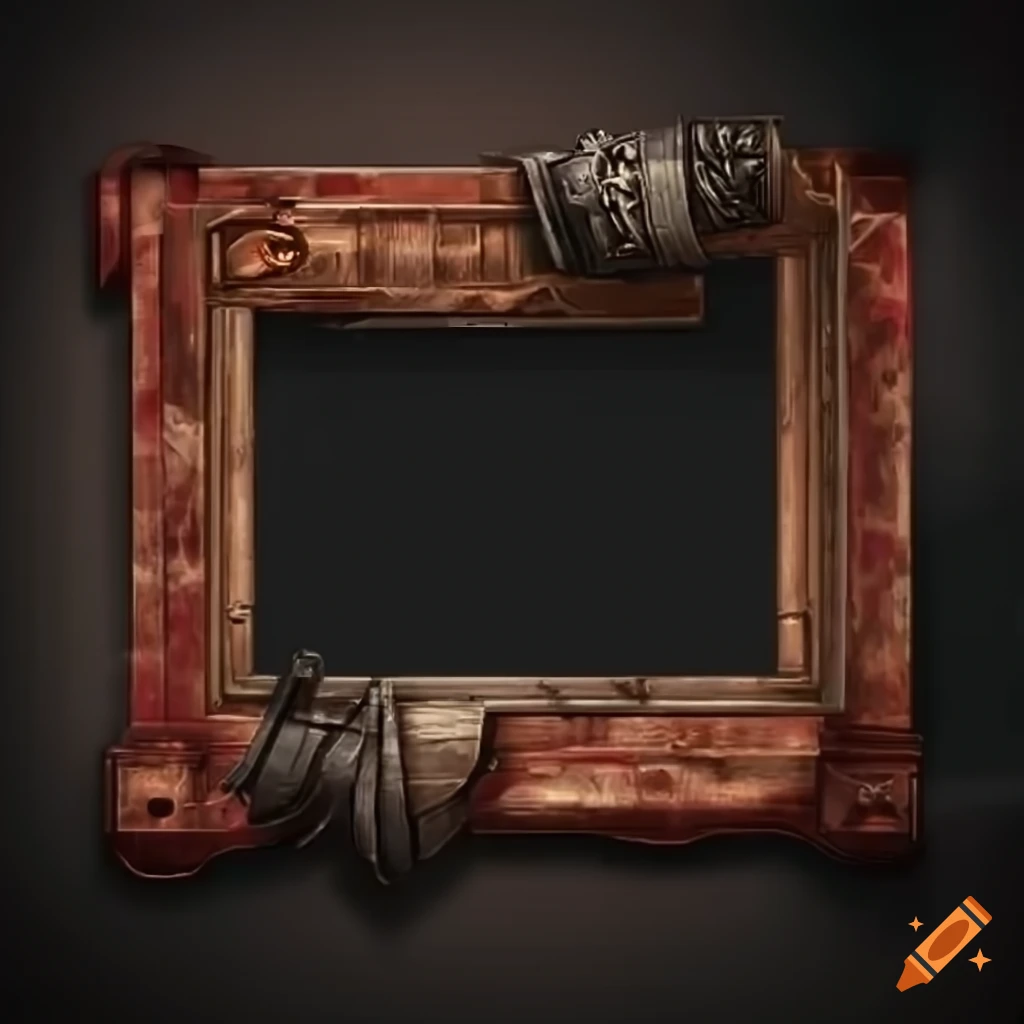 Ui rpg inventory gear slot frame border on Craiyon