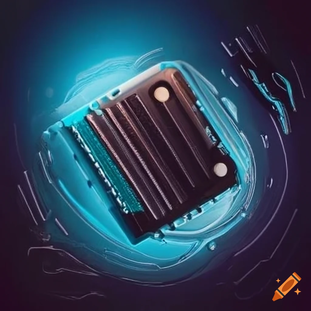 Computer components on Craiyon