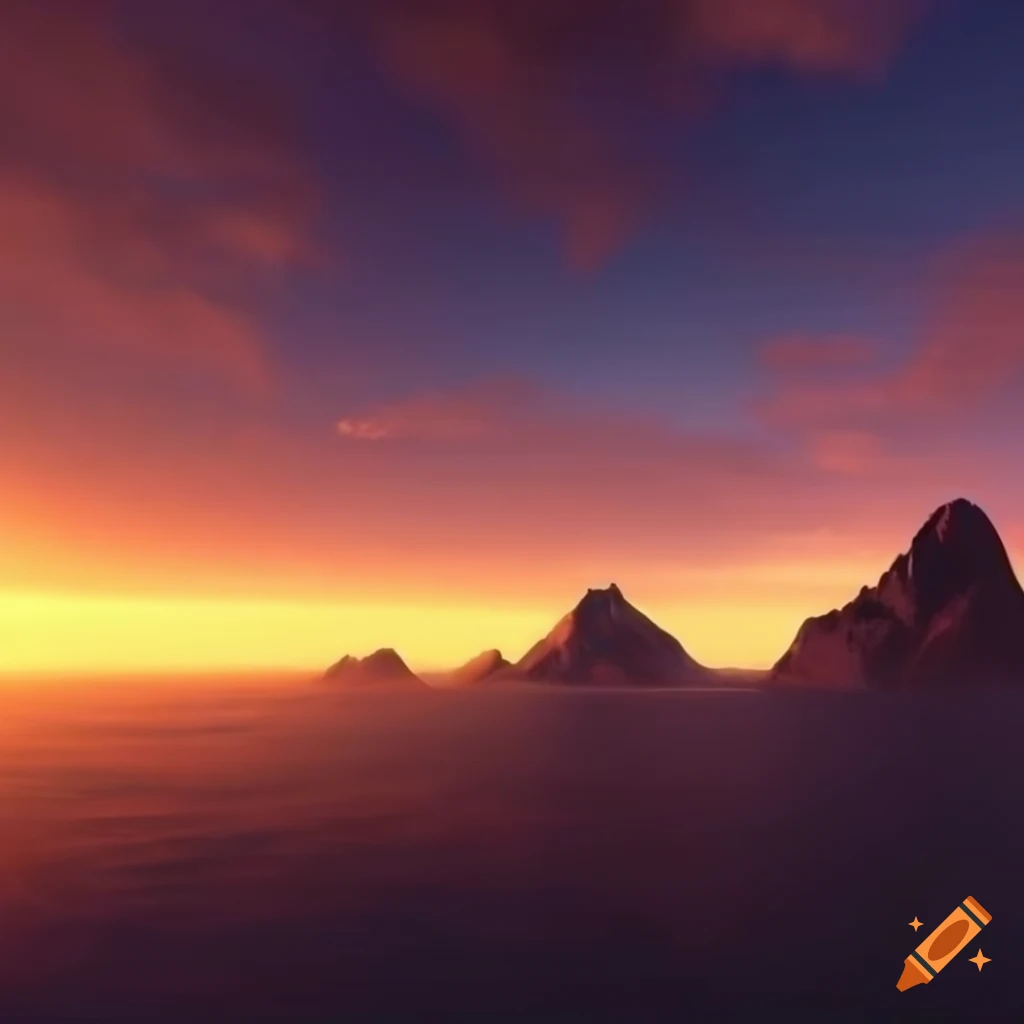 Vast sweeping landscape in hyper-realistic 3D octane render, paying ...