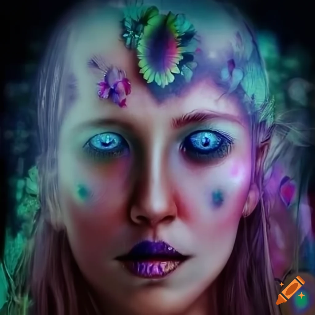 Closeup of high definition portrait view on Craiyon