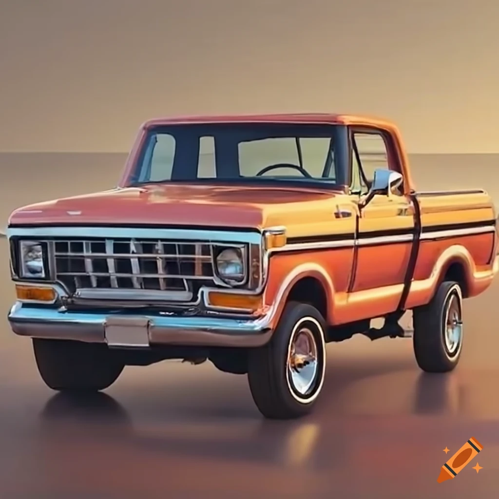 1975 ford f150 truck on Craiyon