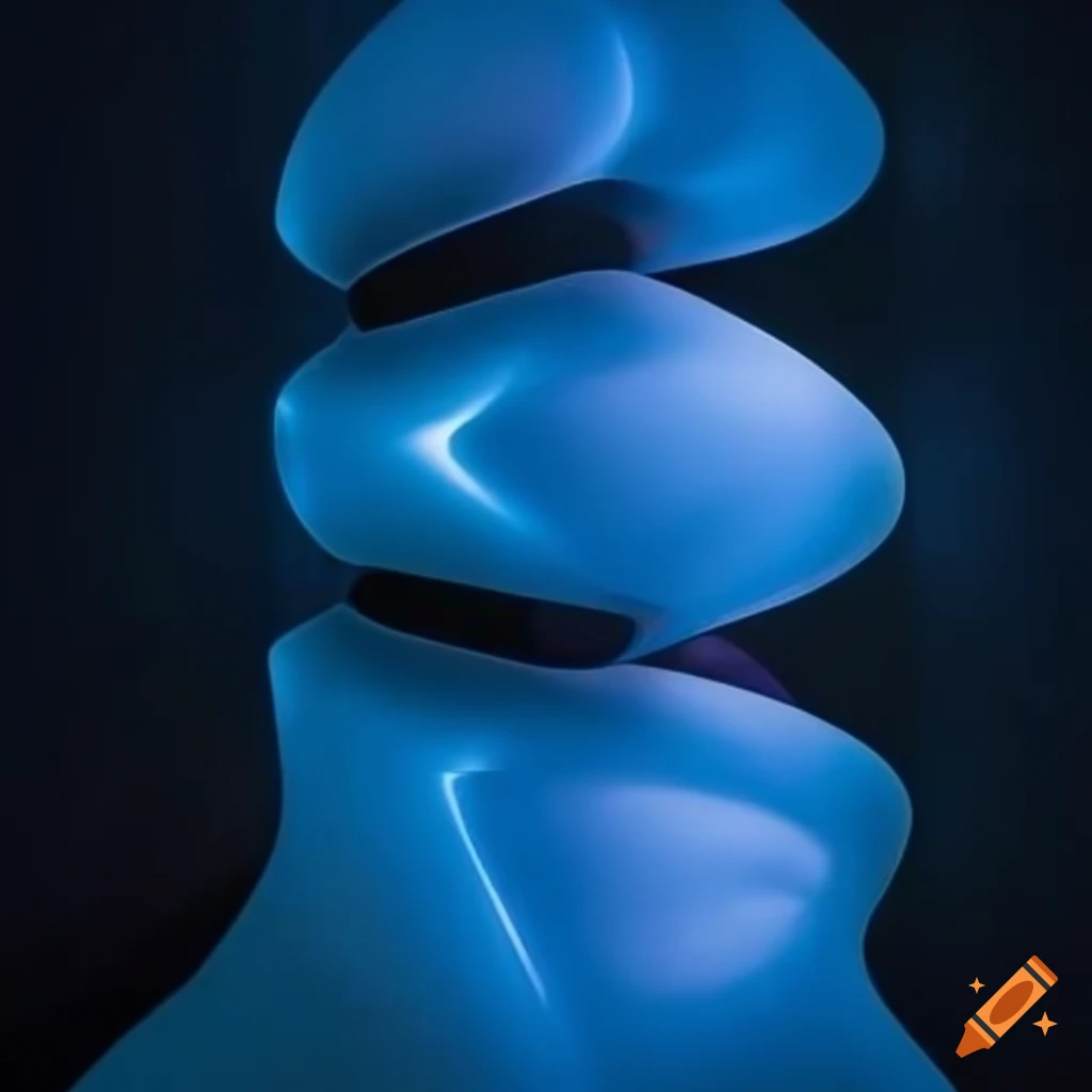 Zaha hadid and pierre paulin's sculpture installation wall with ...