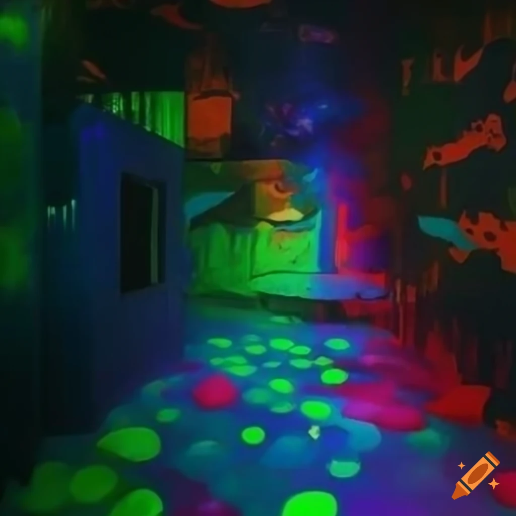 Surreal and colorful art with liminal and wierdcore elements on Craiyon