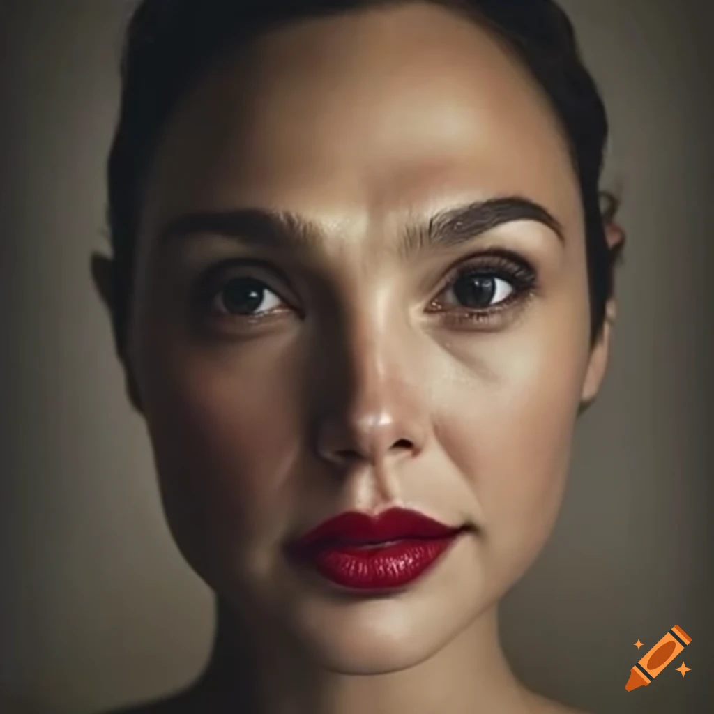 Beautiful young woman with striking features on Craiyon