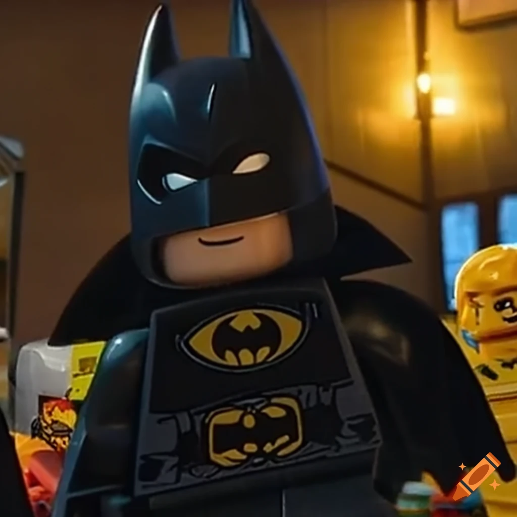 Scene from lego batman the movie on Craiyon