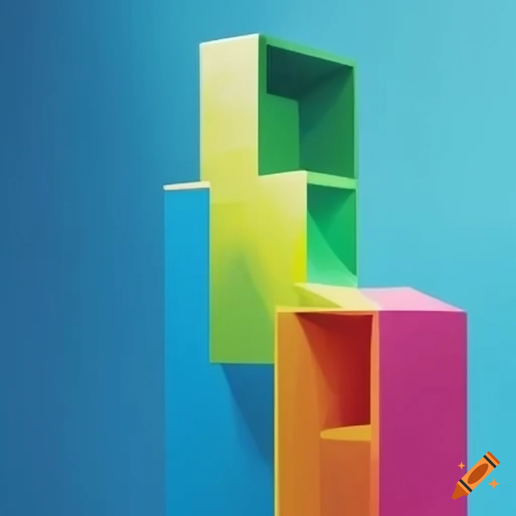 Bbc colourblocks on Craiyon