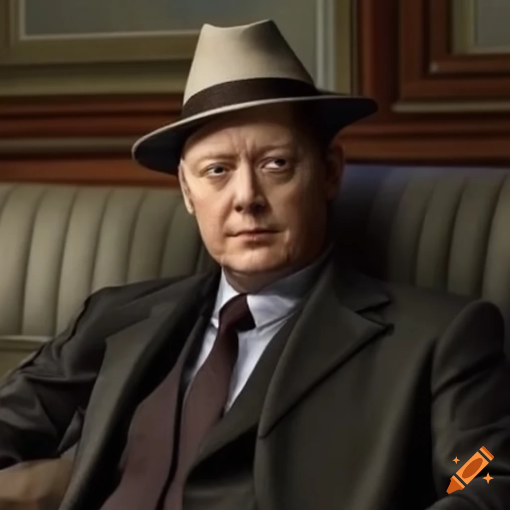 Portrait of raymond reddington from blacklist series on Craiyon