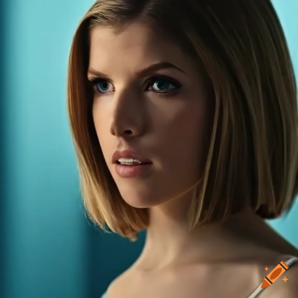Anna kendrick with a bob haircut on Craiyon