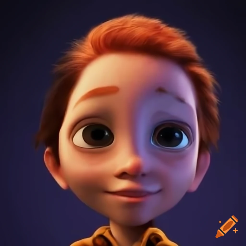 Eager eight-year-old learning mathematics in pixar style on Craiyon